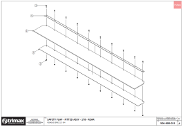 727 S3 Discharge Flap Rear